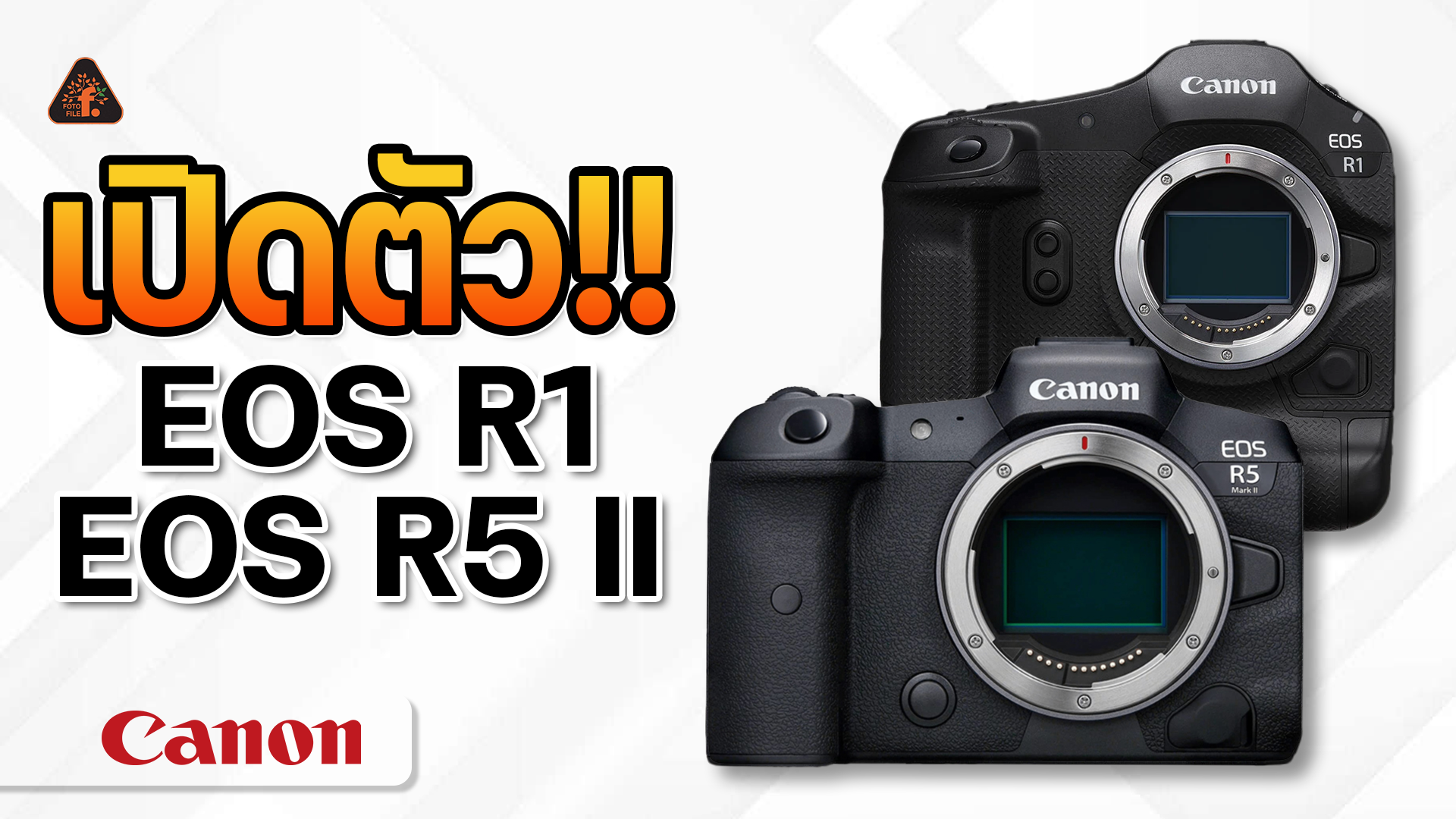เปิดตัว!! Canon EOS R1 และ EOS R5 II - FOTOFILE
