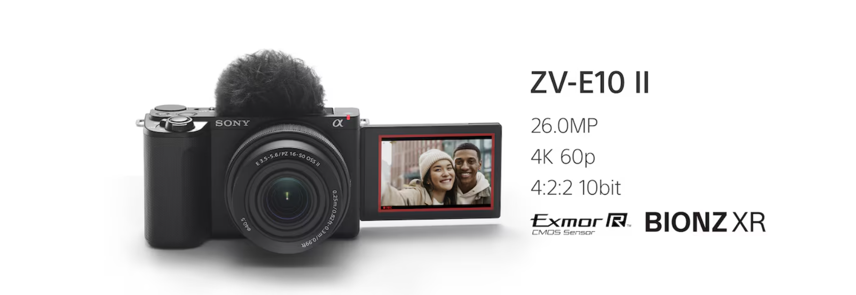 Sony ZV-E10 II Mirrorless Camera (Black) - FOTOFILE
